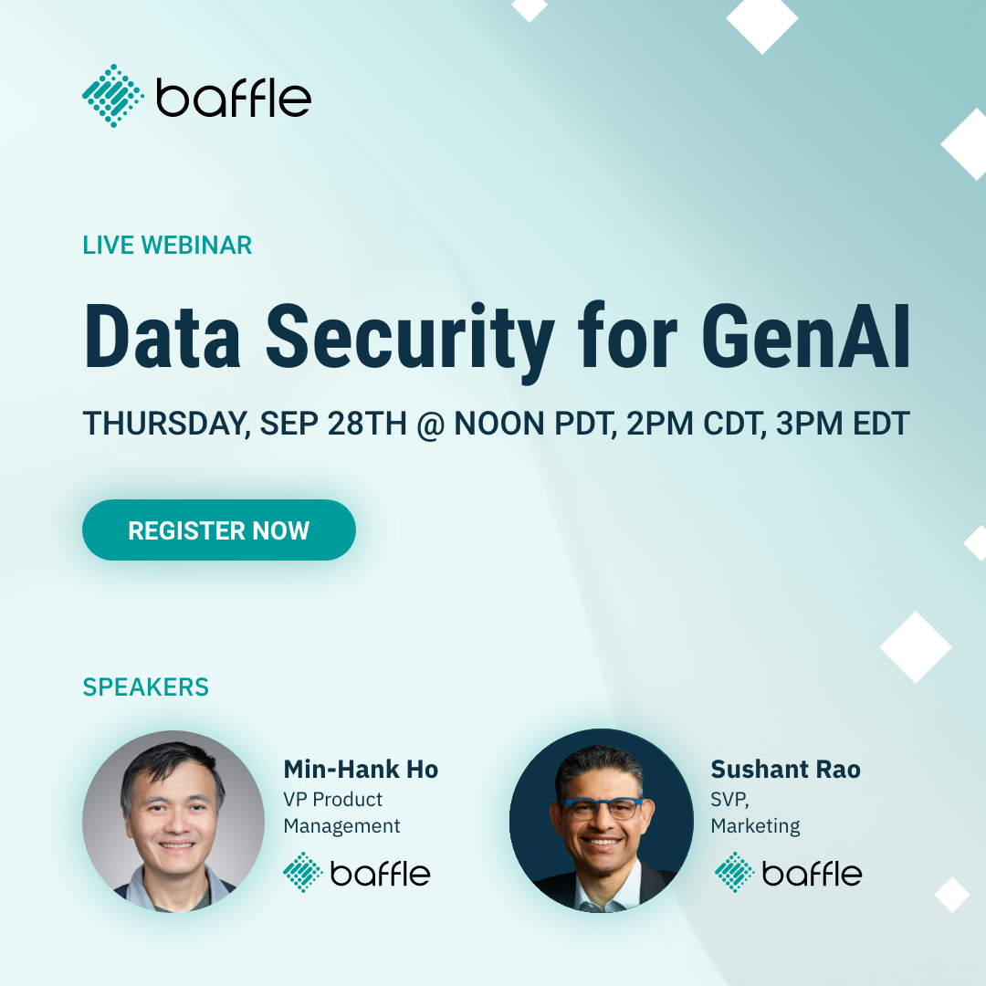 Data Security for GenAI