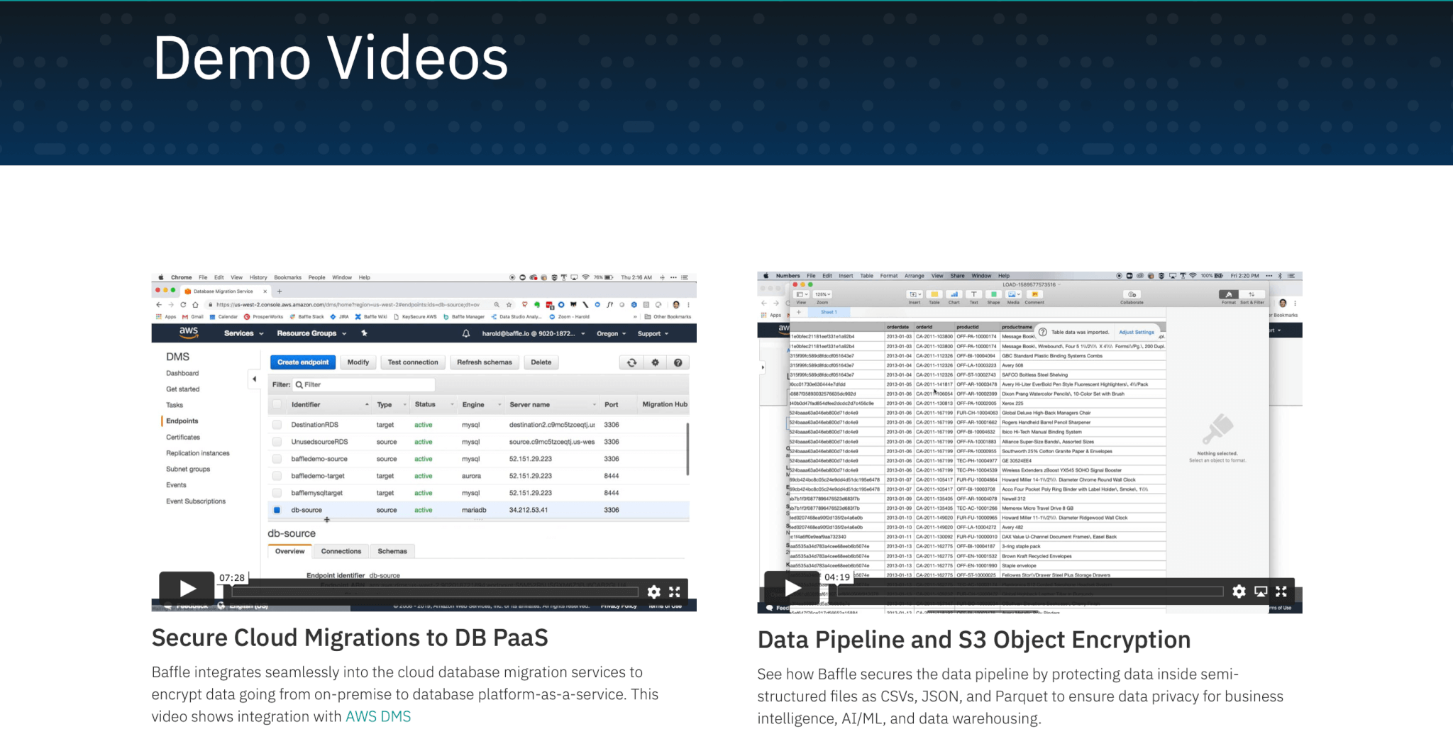 Videos On Database And File Encryption Data Minimization